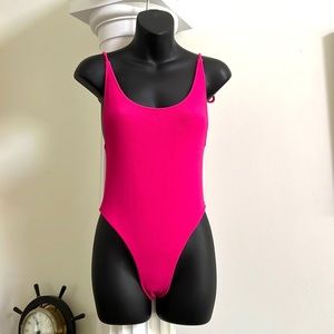 Guess | Swim | Guess Pink Barbie Pink New High Cut One Piece Bathing ...